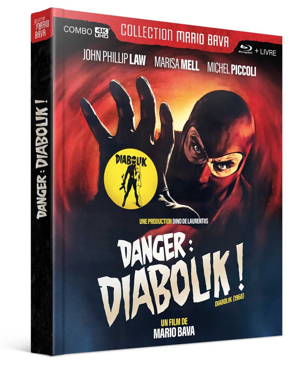 Danger Diabolik - Combo 4k / Blu-Ray / Livre - Aventure / Action
