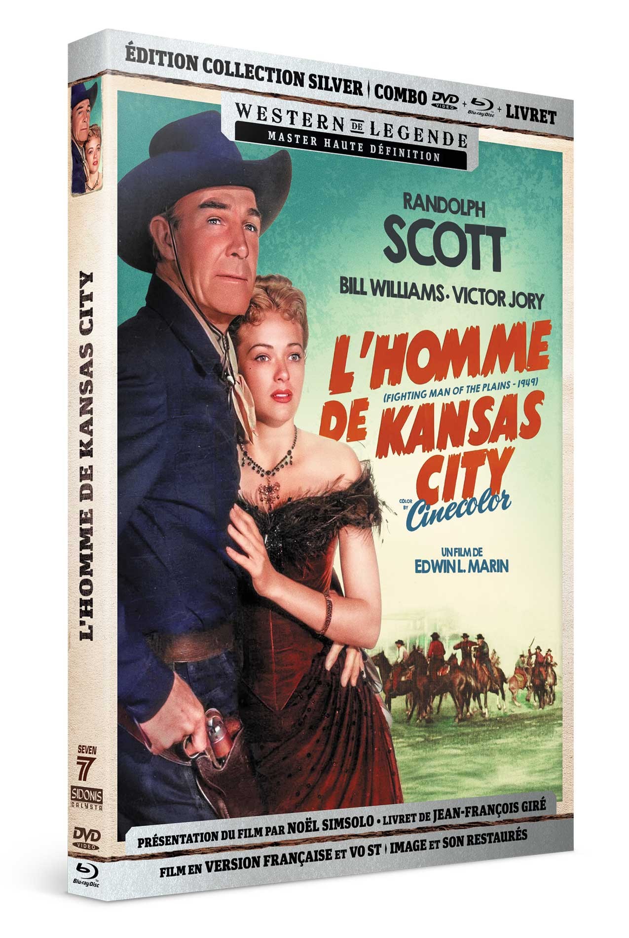 L'homme de Kansas City - Combo DVD / Blu-Ray / Livret - Westerns de...
