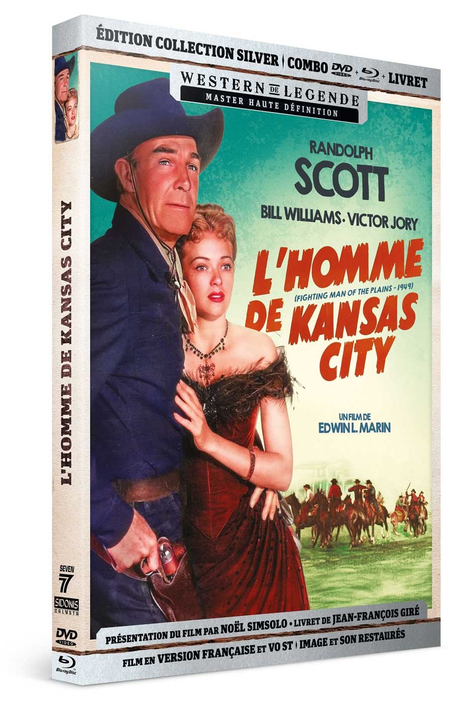 L'homme de Kansas City - Combo DVD / Blu-Ray / Livret - Westerns de...